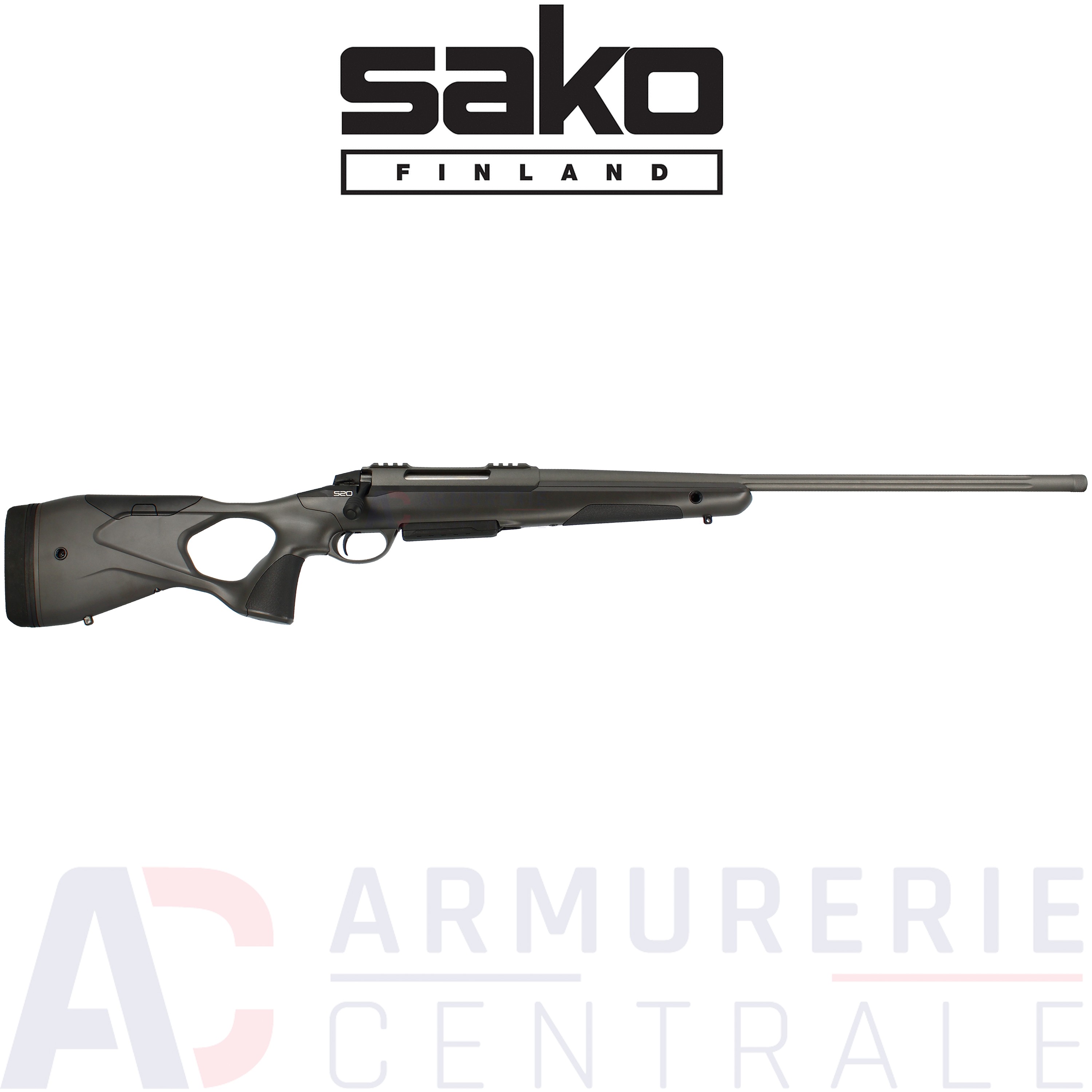 Sako S20 Hunter Cerakote canon 61cm fileté 7RM - Armurerie Centrale