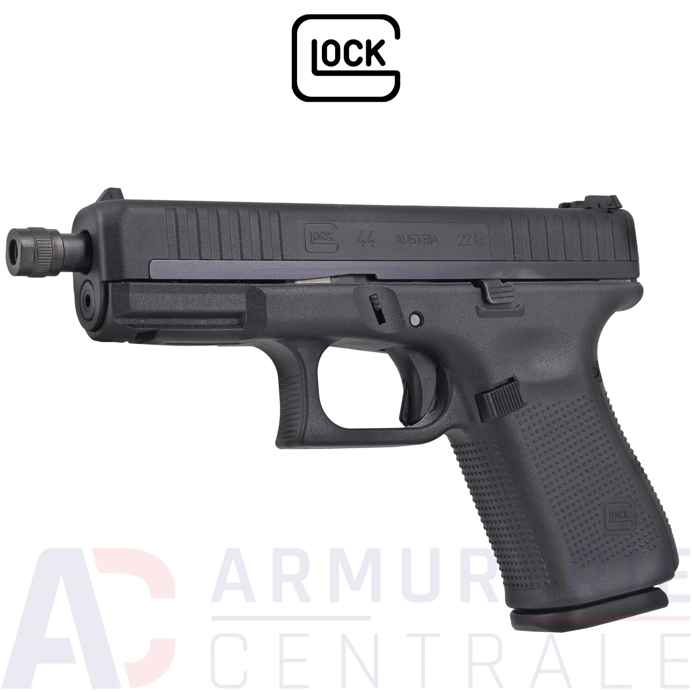 Pistolet Glock 44 FS Gen 5 fileté - 22LR - Armurerie Centrale