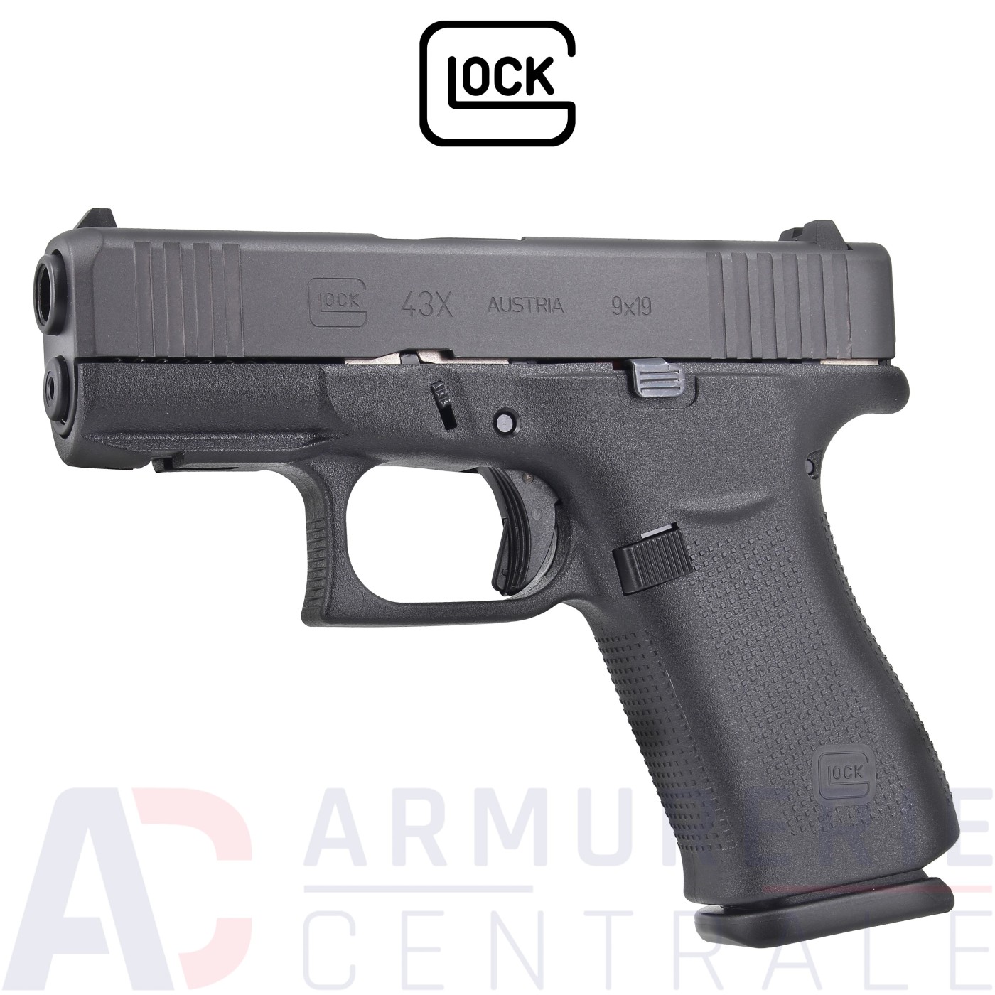 Pistolet Glock 43X FS - 9x19 - Armurerie Centrale