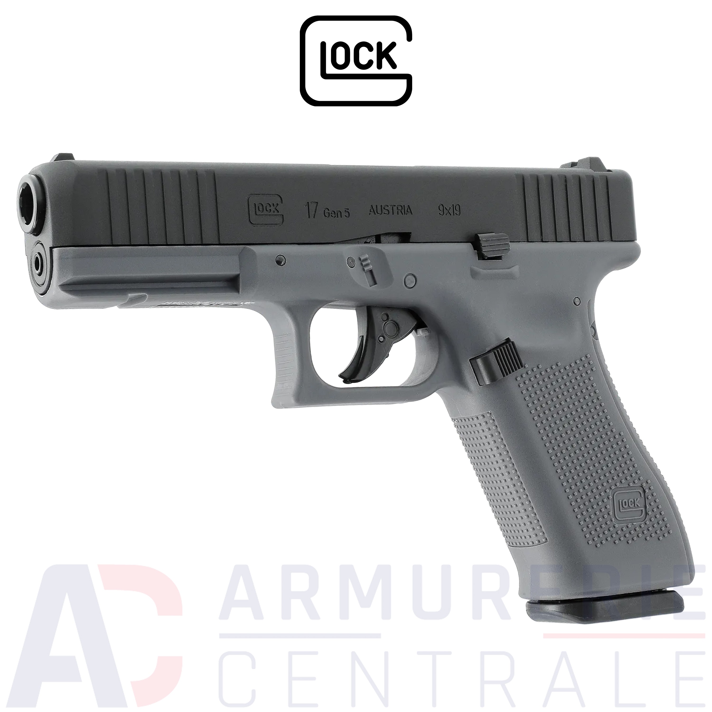 Umarex Glock 17 Gen 5 Tungstene Gray CO2 - 4.5mm (3 joules) - Armurerie ...
