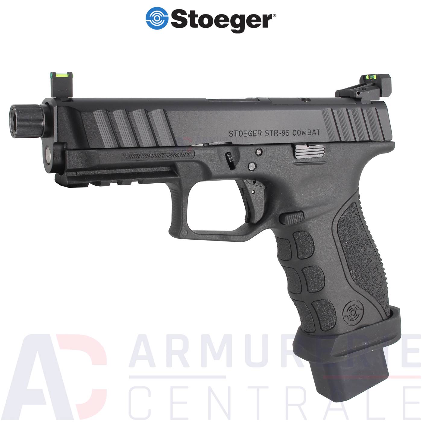 Pistolet Stoeger STR-9S Combat Optic Ready - 9x19 - Armurerie Centrale