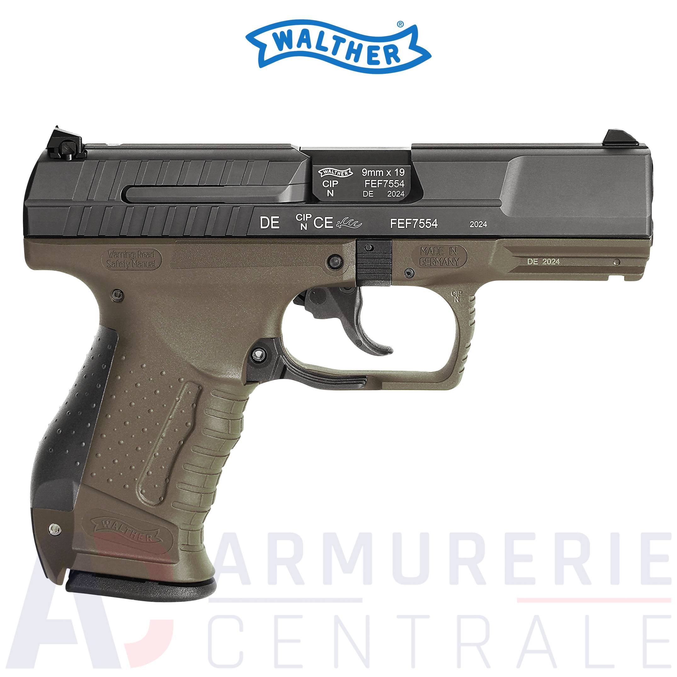 Pistolet Walther P99 AS Final Edition - 9x19 - Armurerie Centrale