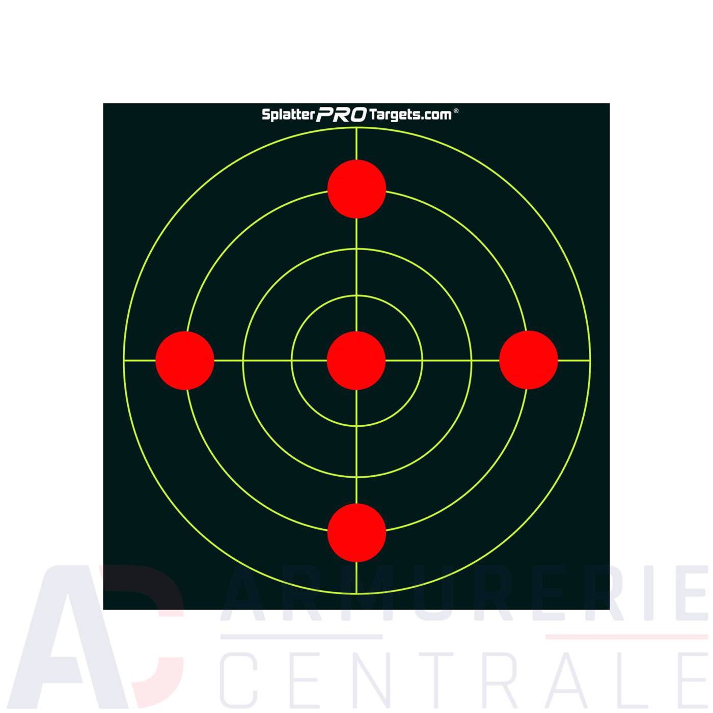 10 cibles de tir réactives Splatter Pro Targets 30x30cm - Armurerie ...