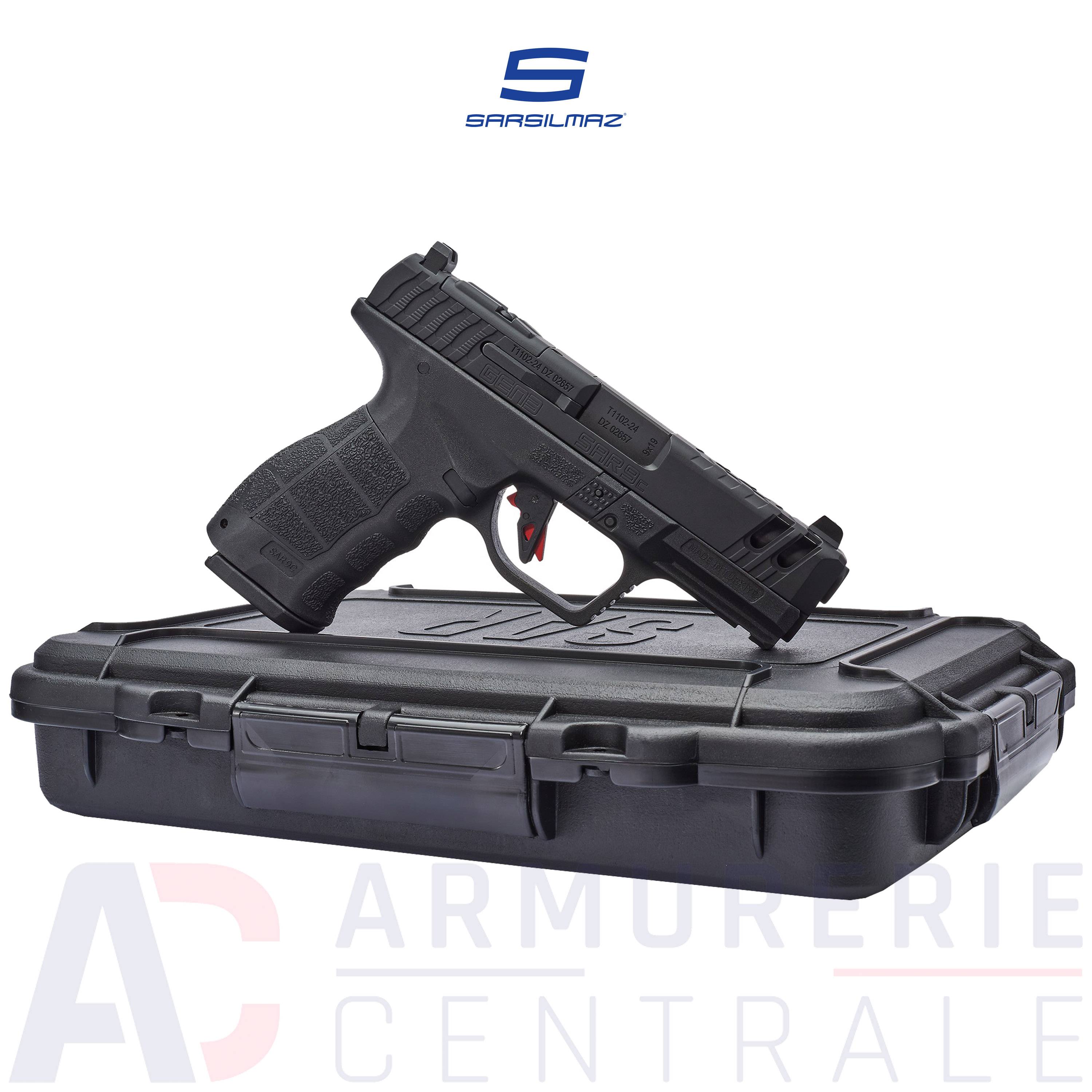 Pistolet semi automatique Sarsilmaz SAR9 C Gen3 - 9x19 - Armurerie Centrale