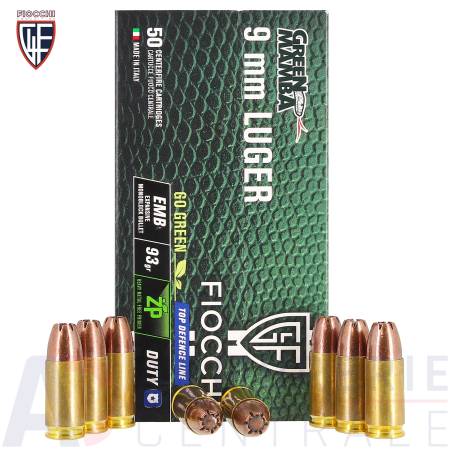 Cartouche / Munition 9mm Parabellum - calibre 9x19 - Armurerie Centrale