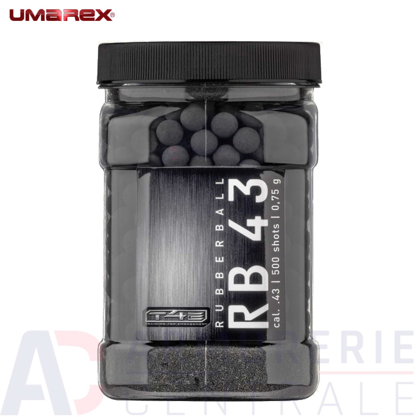 500 Billes RB43 Umarex cal.43 0.75g - Armurerie Centrale