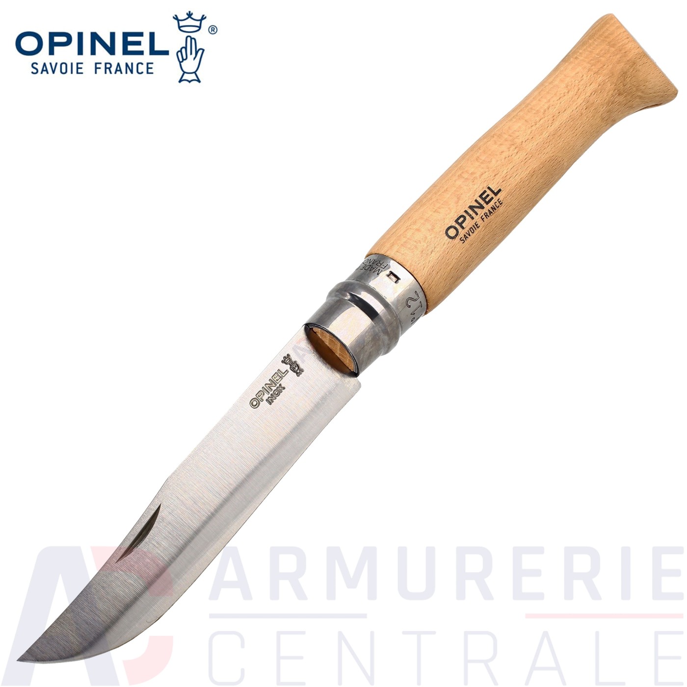 Grand Opinel n°12 - Lame: Acier inox - Armurerie Centrale