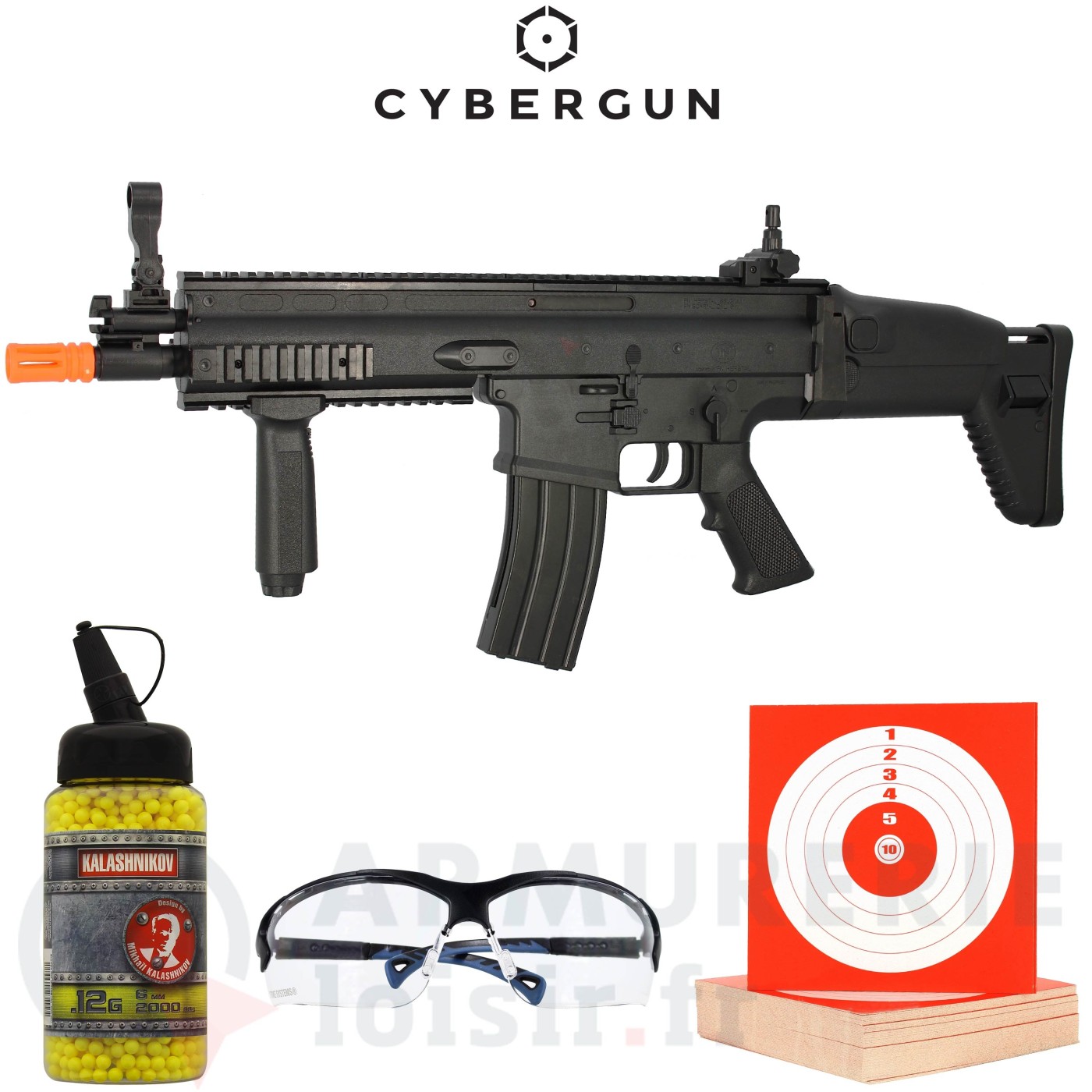 Pack FN SCAR-L 6mm - 0.9 Joules - Armurerie Centrale