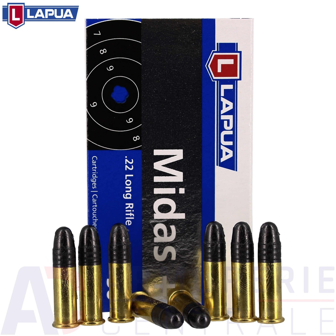 Cartouches Lapua Midas+ 22lr 40gr - Armurerie Centrale
