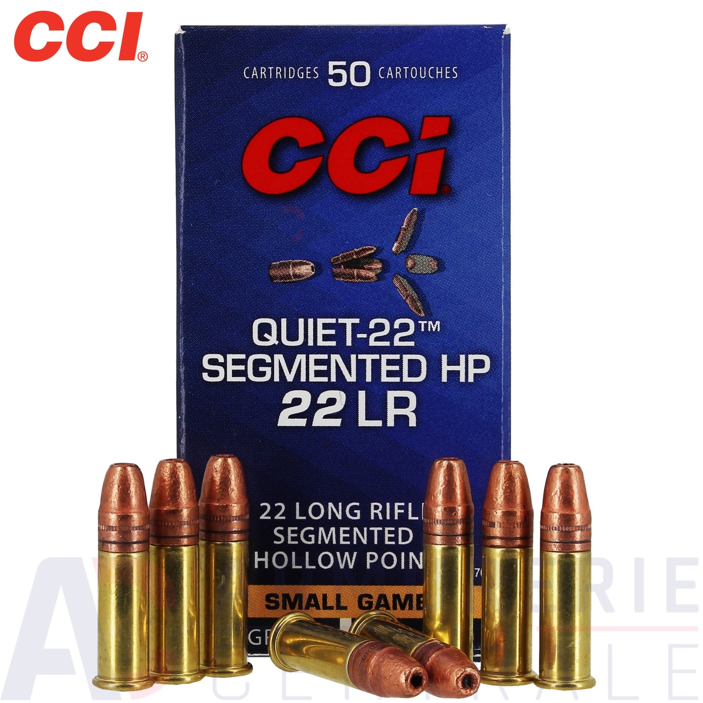 Cartouches 22LR CCI Segmented Small game HP - Armurerie Centrale